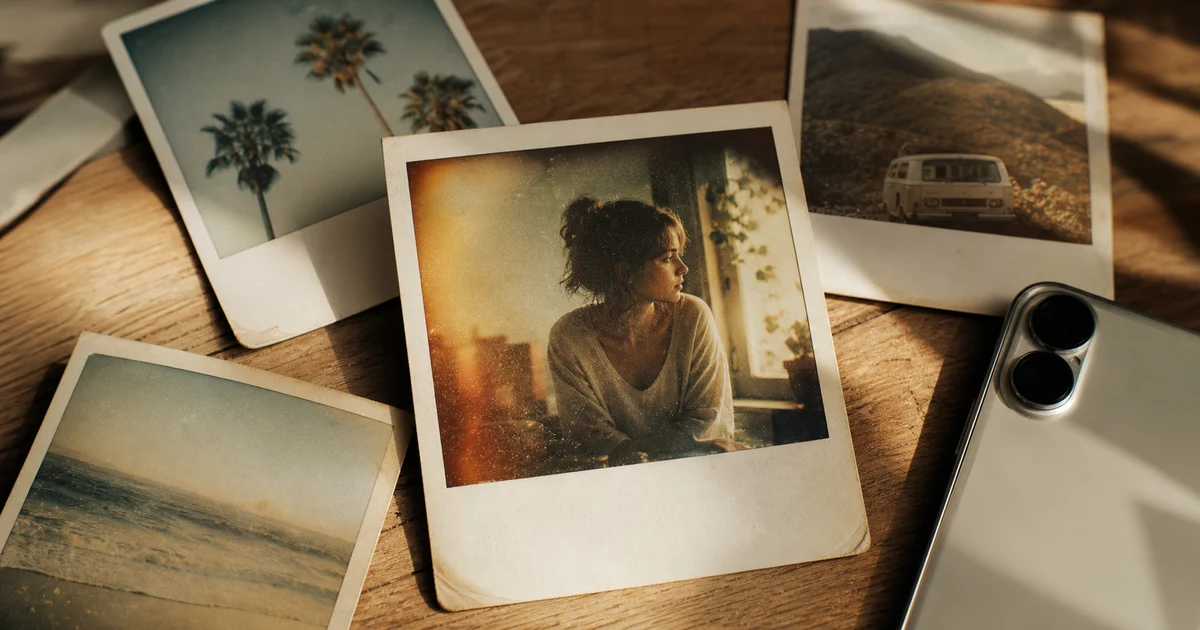 How to Create a Vintage Polaroid Effect with AI