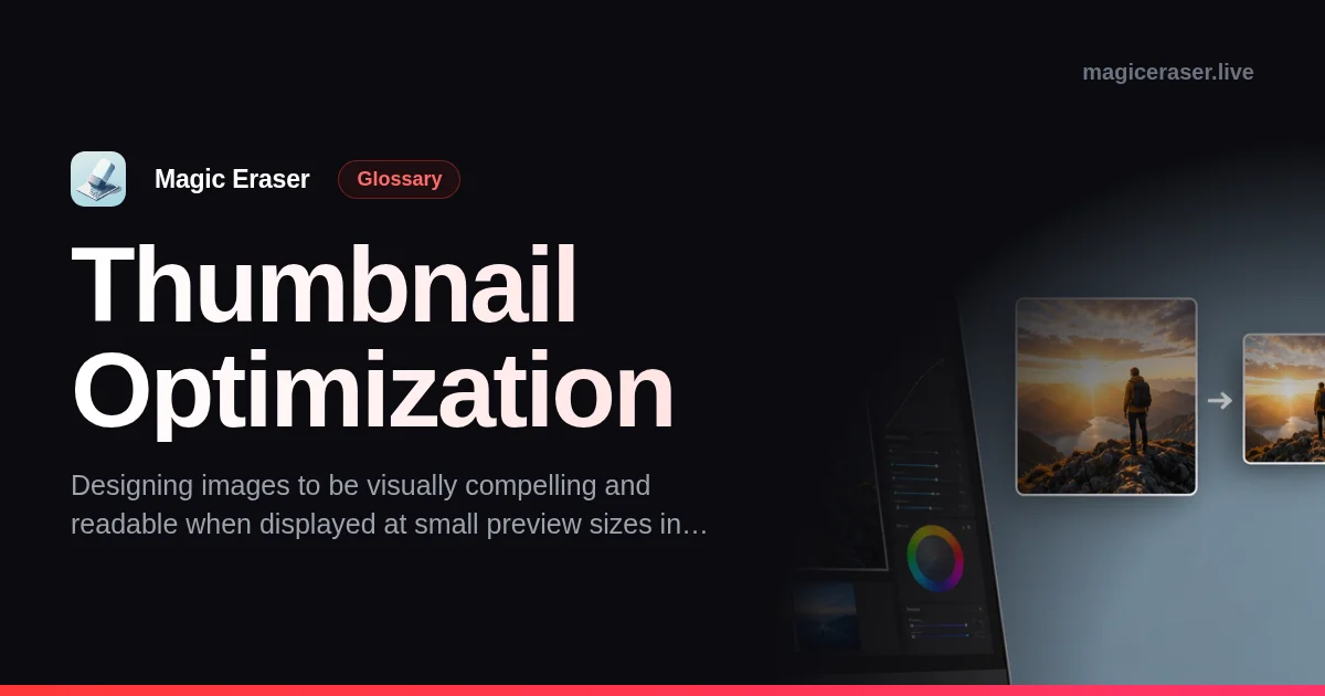 Thumbnail Optimization — Photo Editing Glossary | Magic Eraser